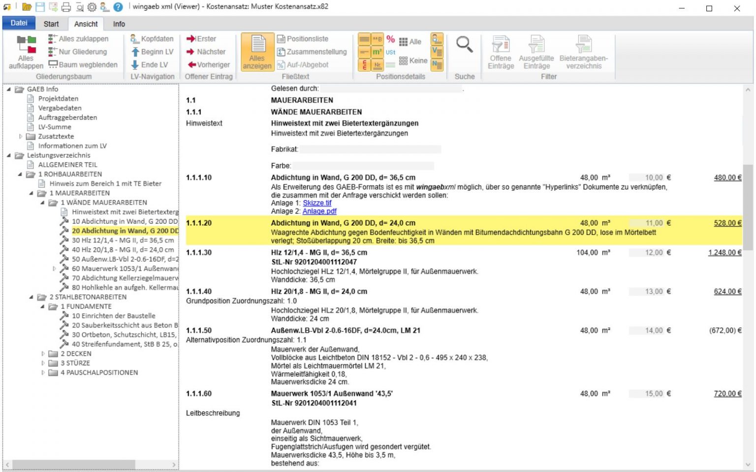wingaeb - Ihre Tools für den GAEB-Datenaustausch - wingaeb
